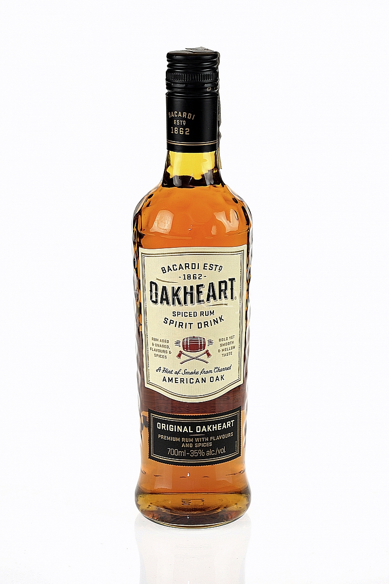 Bacardi Oakheart Original Rum 0,7 l - Rum - Alkohole